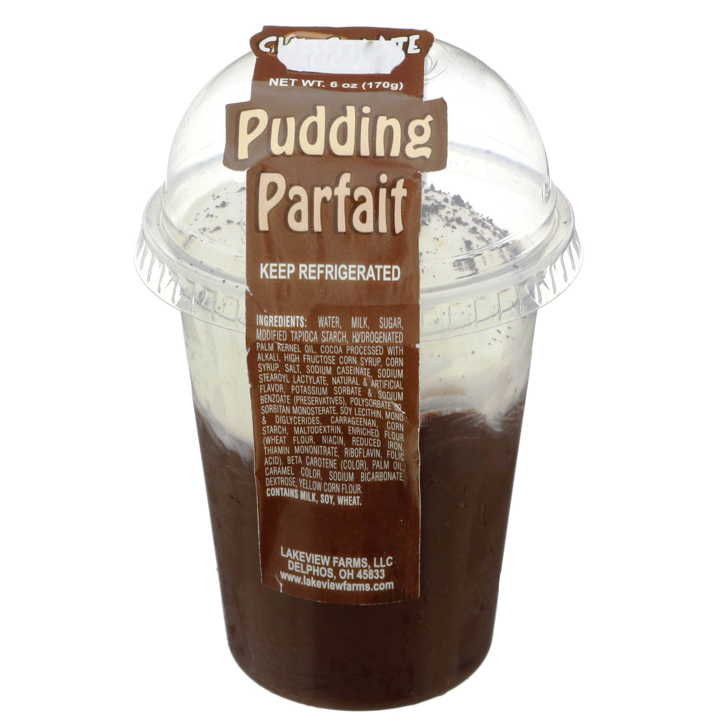 Lakeview Farms Chocolate Pudding Parfait - Shop Pudding & gelatin at H-E-B