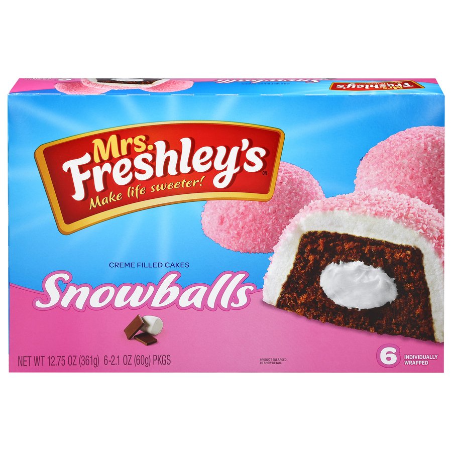 Mrs. Freshley's Snowballs - Shop Snack cakes at H-E-B