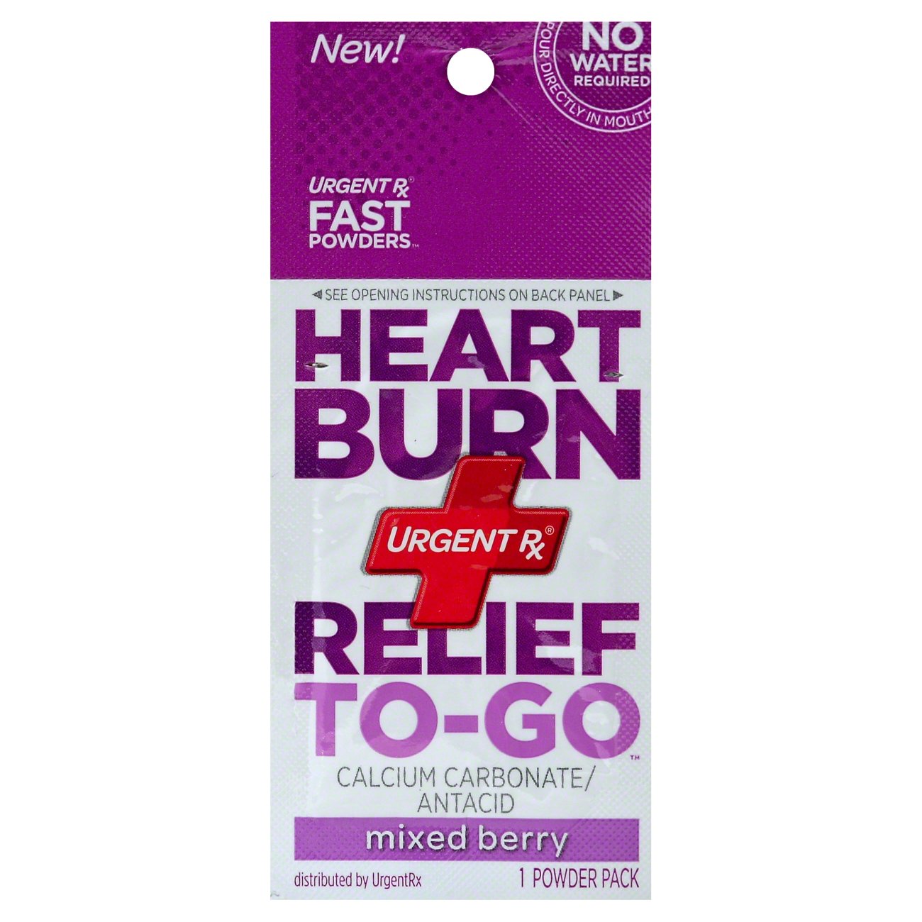 UrgentRx Travel Size Heart Burn Relief To-Go Mixed Berry - Shop ...