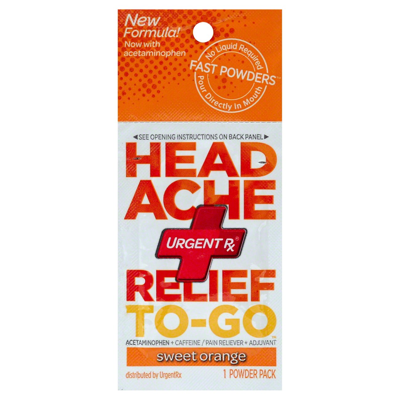 Urgent Rx Head Ache Relief To-Go, Sweet Orange - Shop Pain relievers at ...