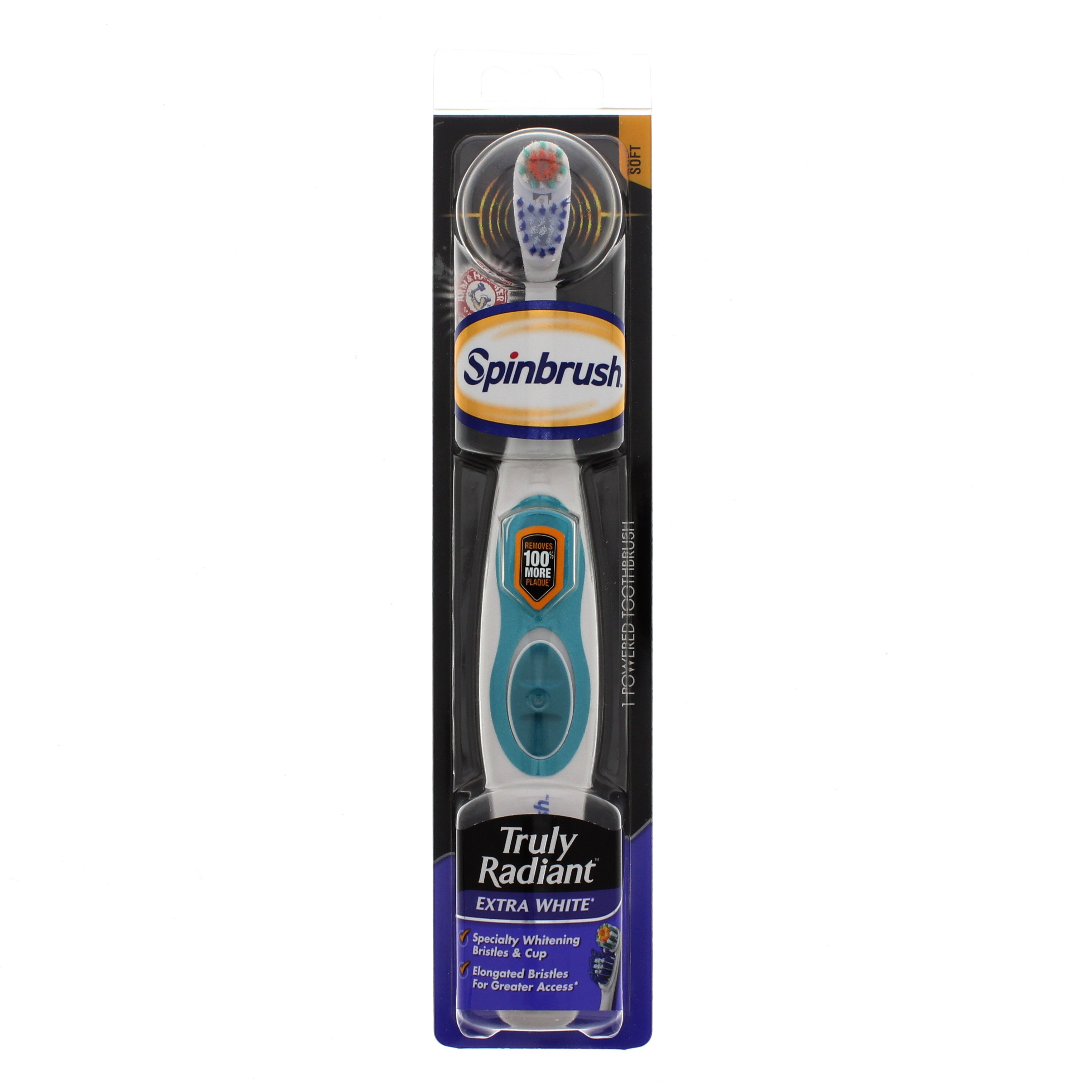 Arm & Hammer Spinbrush Truly Radiant Extra White Powered Toothbrush ...