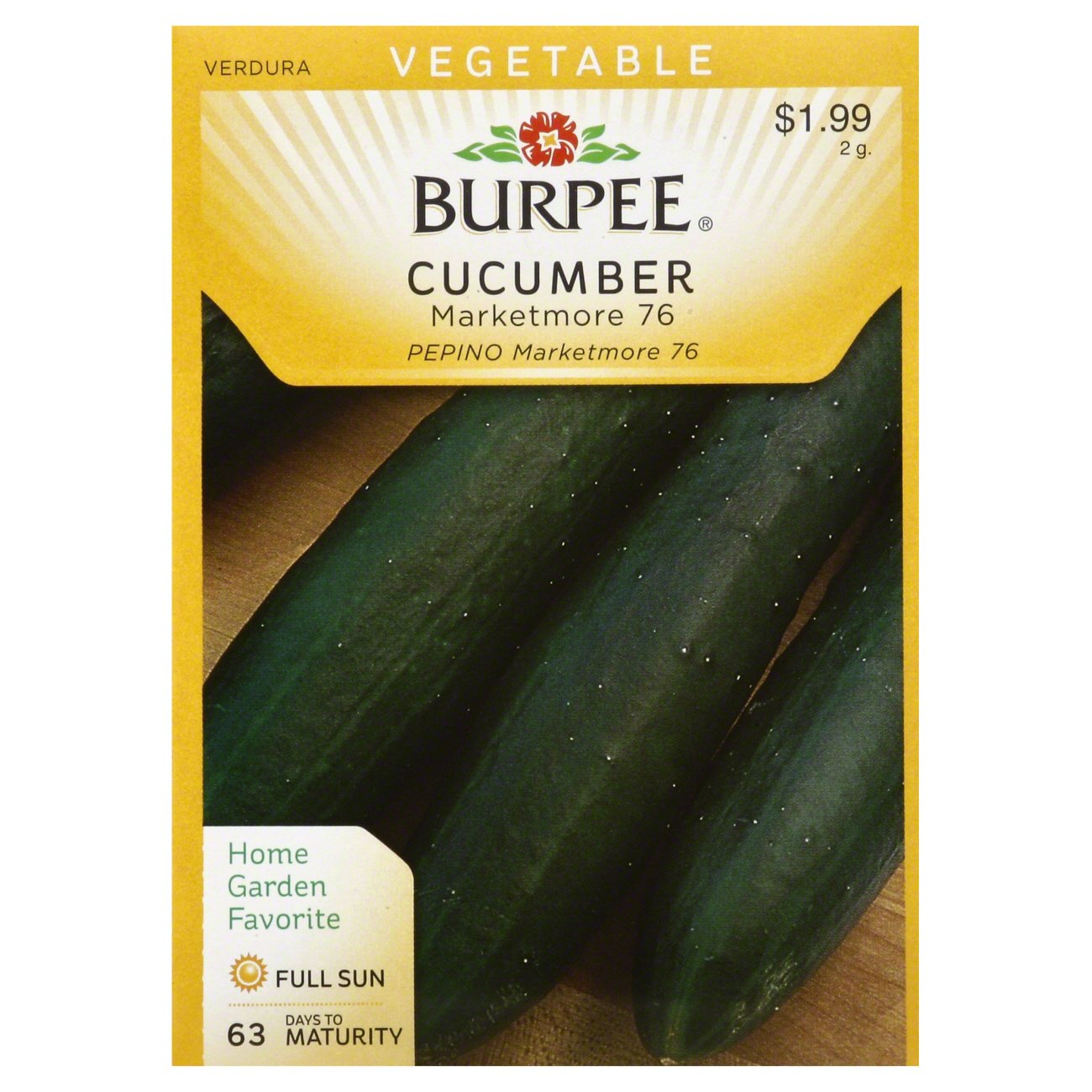 Burpee Cucumber Seeds, Marketmore - Shop Seeds at H-E-B