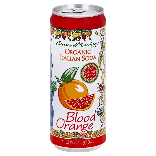 Central Market 90 Calorie Organic Italian Soda Blood Orange - Shop Soda ...