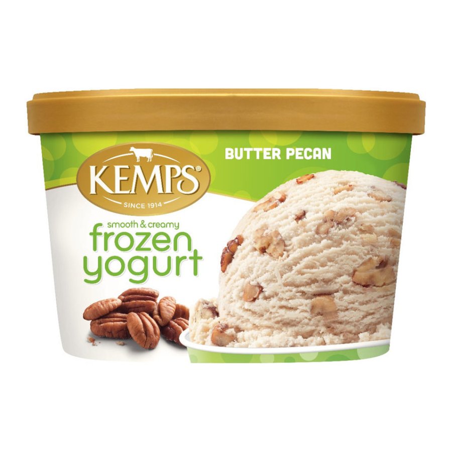 Kemps Smooth And Creamy Butter Pecan Frozen Yogurt Shop Frozen Yogurt