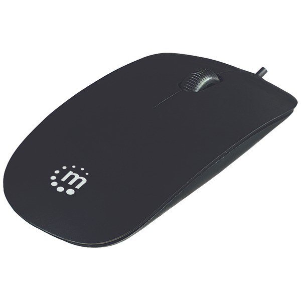 Manhattan Black Silhouette Optical Mouse - Shop Keyboards & mice at H-E-B
