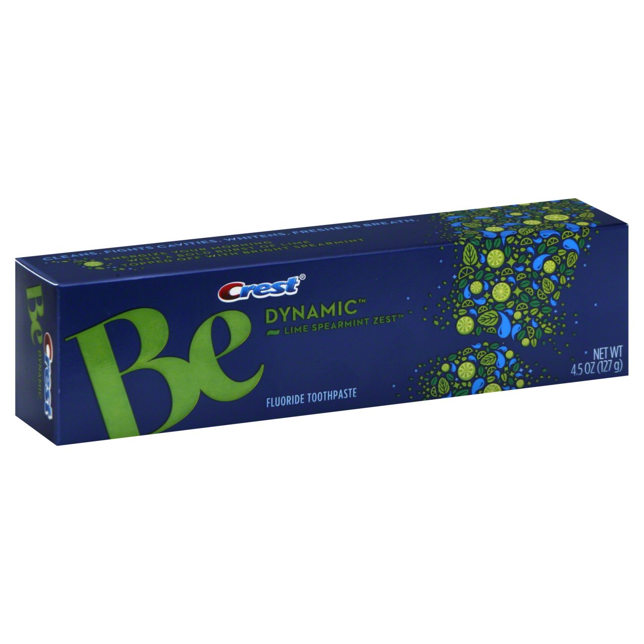 Crest Be Dynamic Lime Spearmint Zest Fluoride Toothpaste - Shop ...