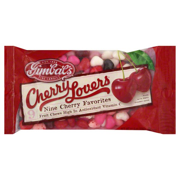 Gimbal's Cherry Lovers Fruit Chews - Shop Candy at H-E-B