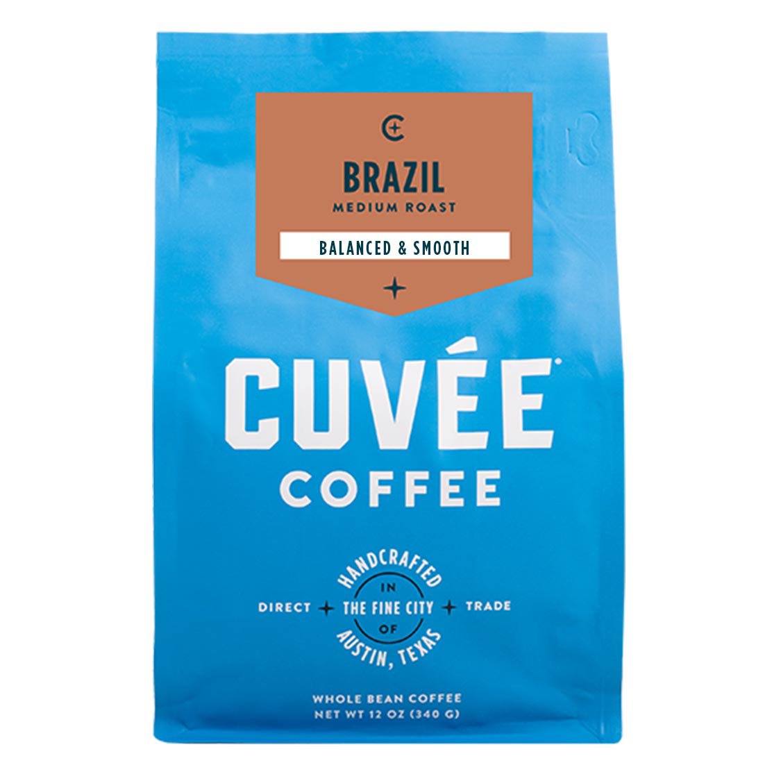 Cuvee Coffee Brazil Medium Roast Whole Bean Coffee - Shop Coffee at H-E-B