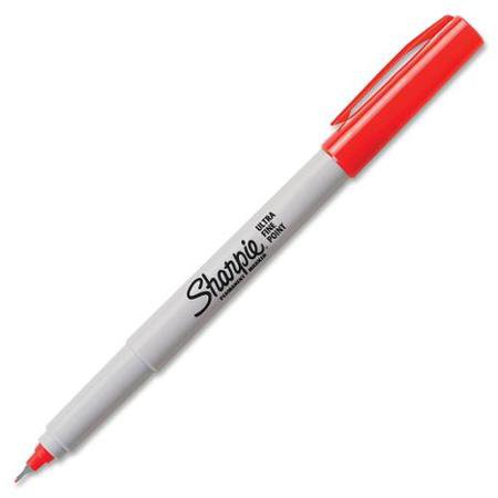 Sharpie Ultra Fine Point Permanent Marker, Red - Shop Markers at H-E-B