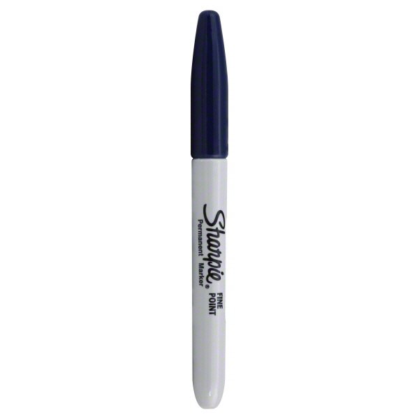 Sharpie Fine Point Permanent Marker, Navy - Shop Markers at H-E-B