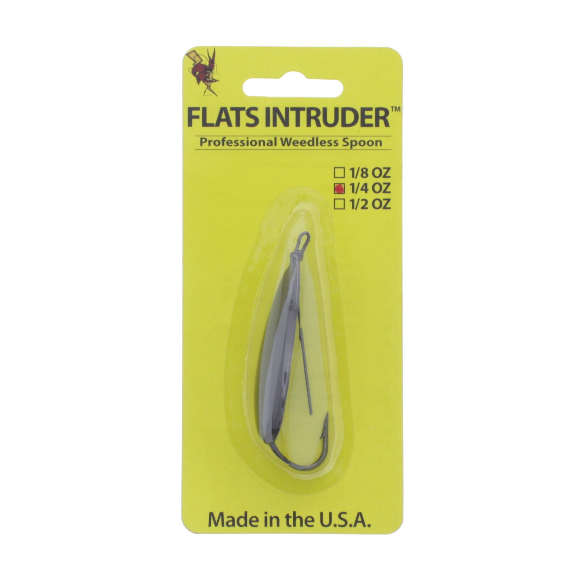 Precision Tackle 1/4 OZ Weedless Flats Intruder Spoon - Shop Fishing at ...