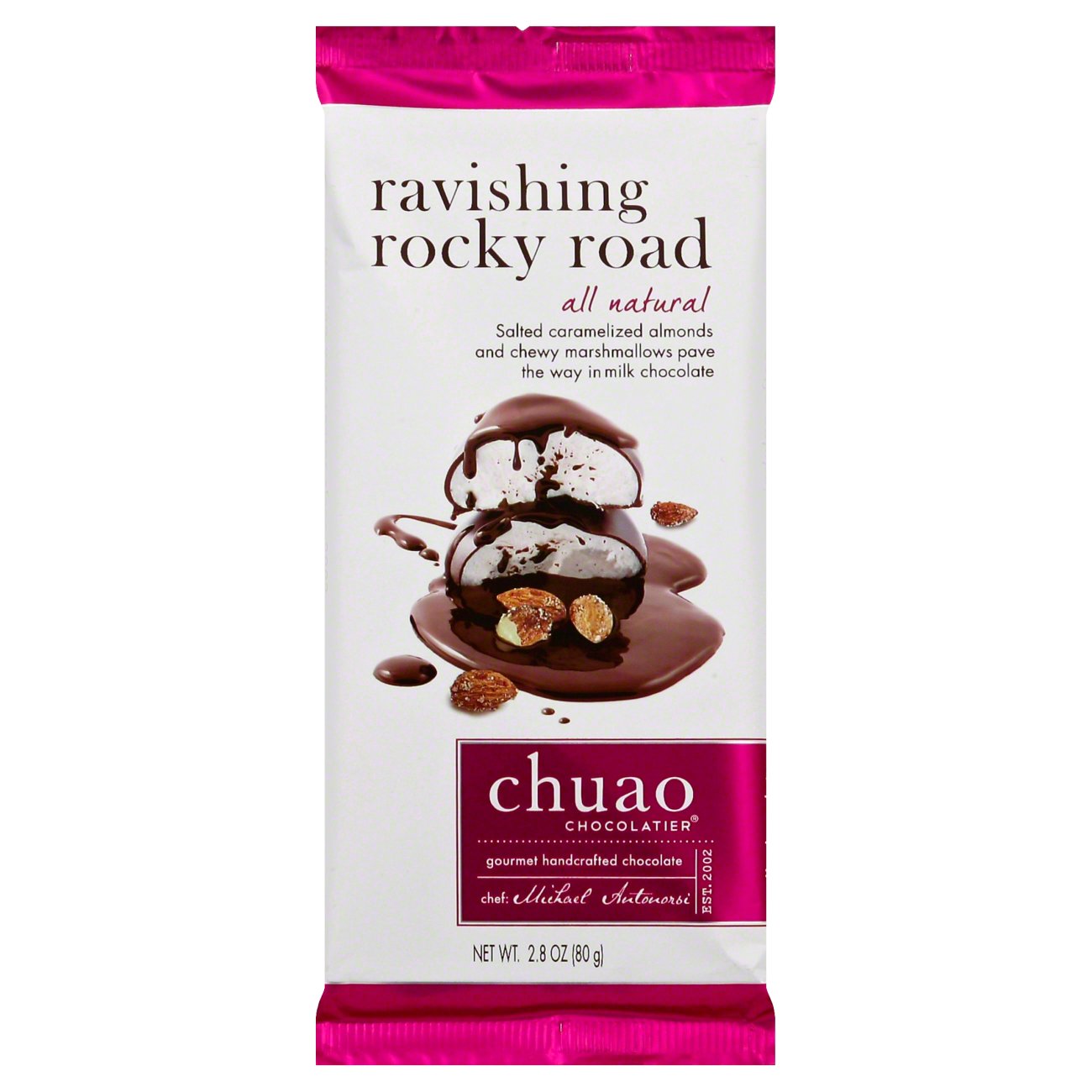Chuao Chocolatier Ravishing Rocky Road Milk Chocolate Bar - Shop Candy ...