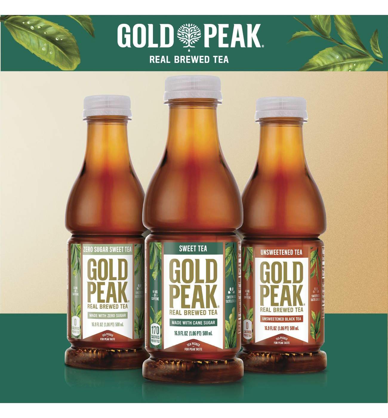 Gold Peak Sweetened Black Iced Tea Drink - Shop Tea at H-E-B