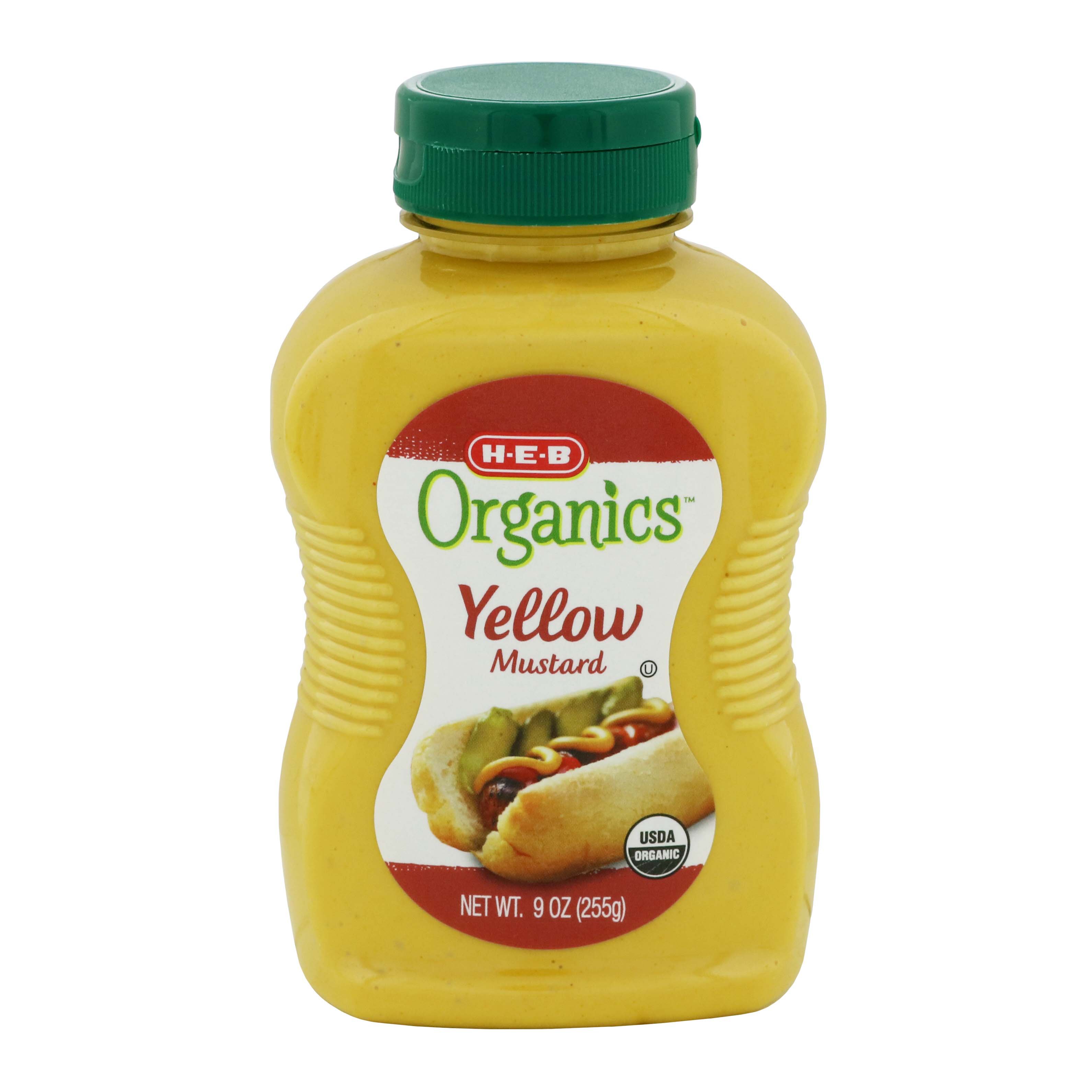 H-E-B Organics Yellow Mustard - Shop Condiments at H-E-B