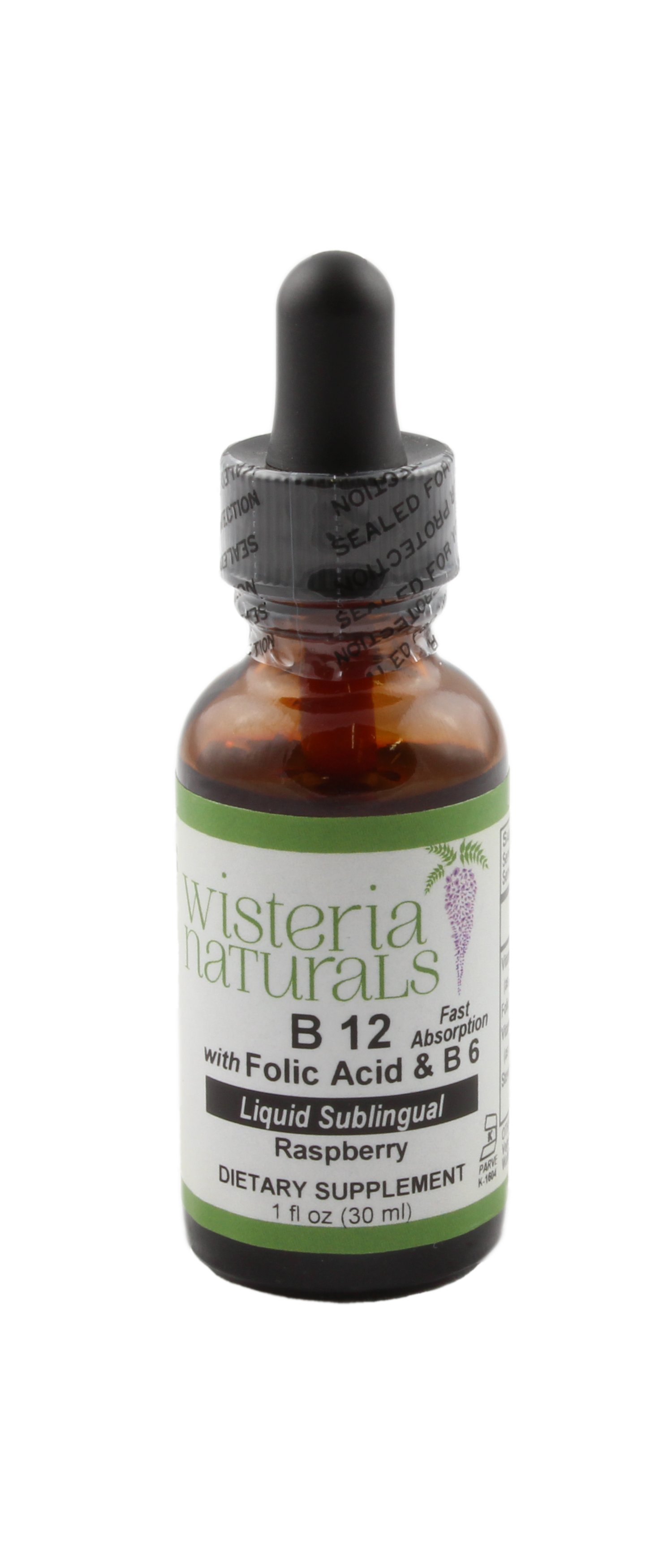Wisteria Naturals B12 With Folic Acid, 1 OZ | Central Market - Really ...