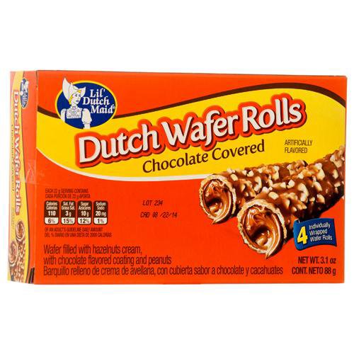 Lil' Dutch Maid Chocolate Covered Dutch Wafer Rolls - Shop Cookies at H-E-B