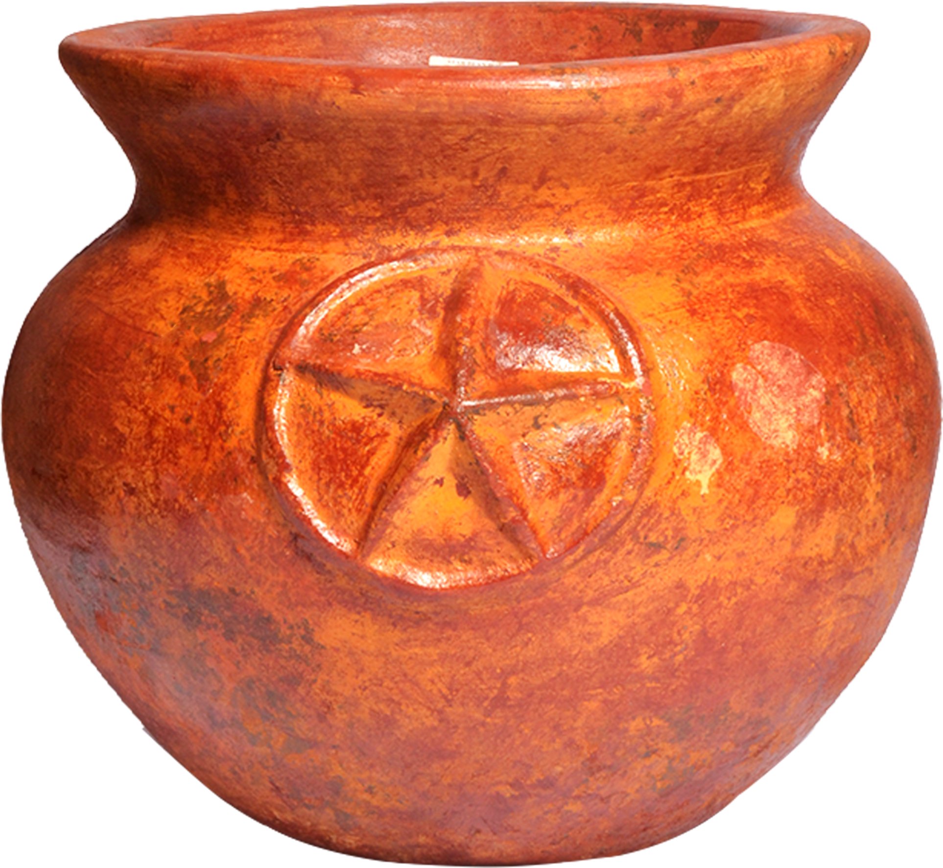 Blue Orange Pottery Texas Star Bean Pot - Shop Pots & Planters at H-E-B