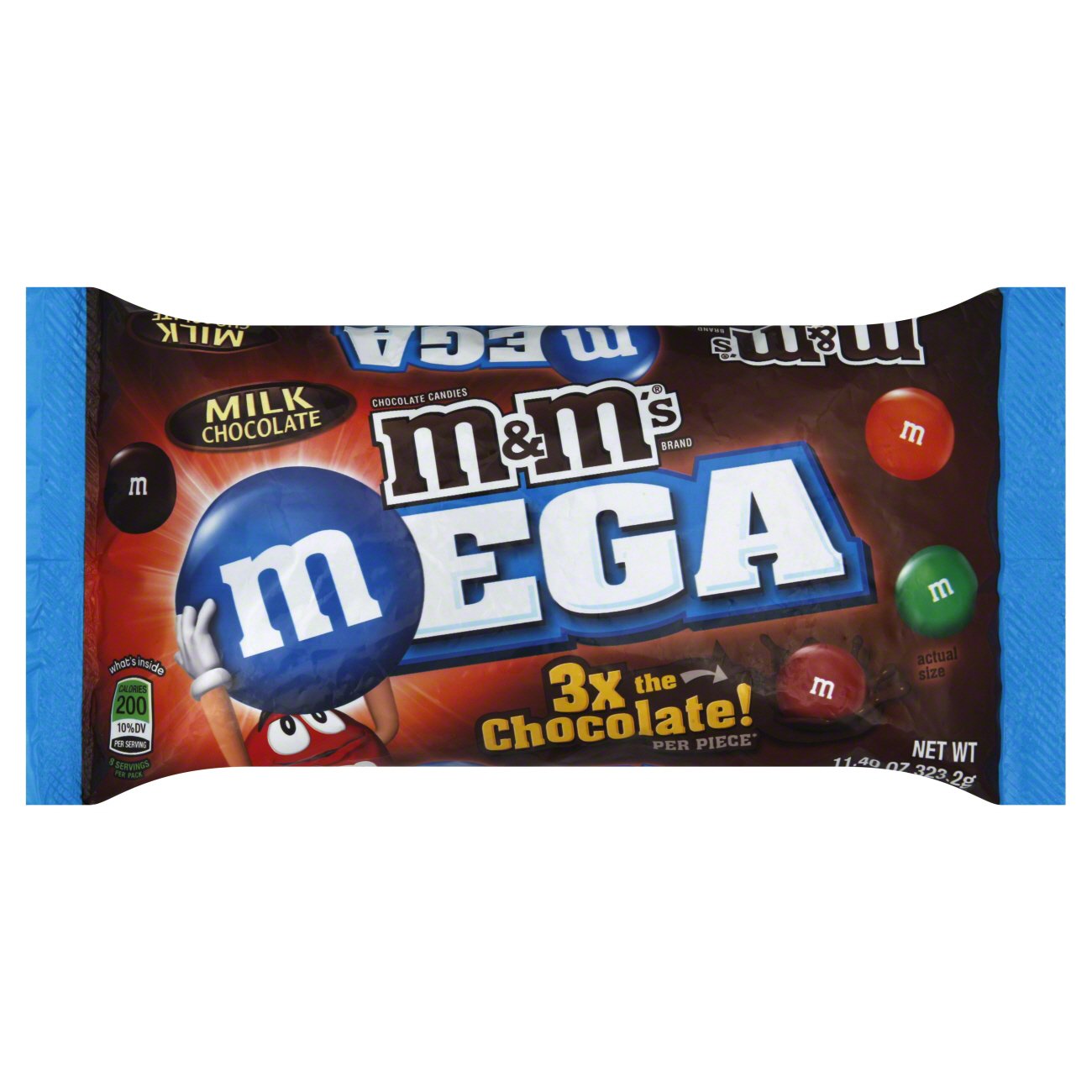M&M's Mega 3X The Milk Chocolate Per Piece - Shop Candy at H-E-B
