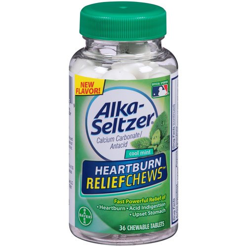 Alka-Seltzer Heartburn Relief Cool Mint Chewable Tablets - Shop ...