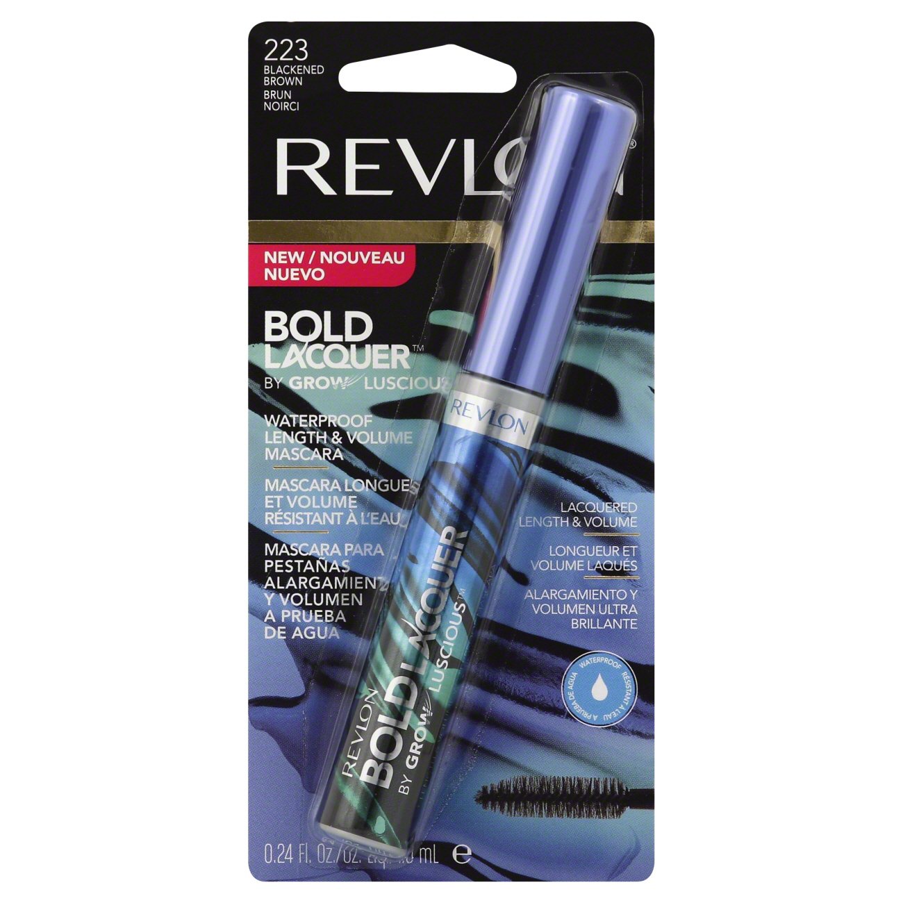 Revlon Bold Lacquer Volume Waterproof Mascara Blackened Brown - Shop ...