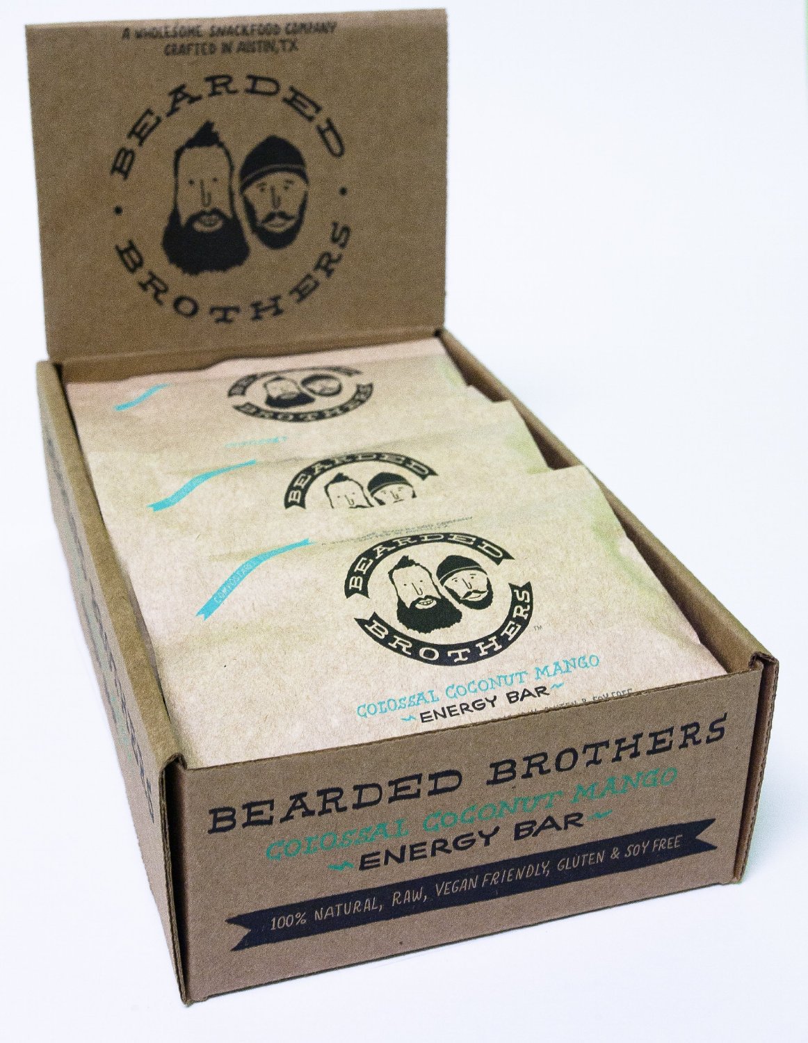 Bearded Brothers Colossal Coconut Mango Bar - Shop Granola & Snack Bars ...