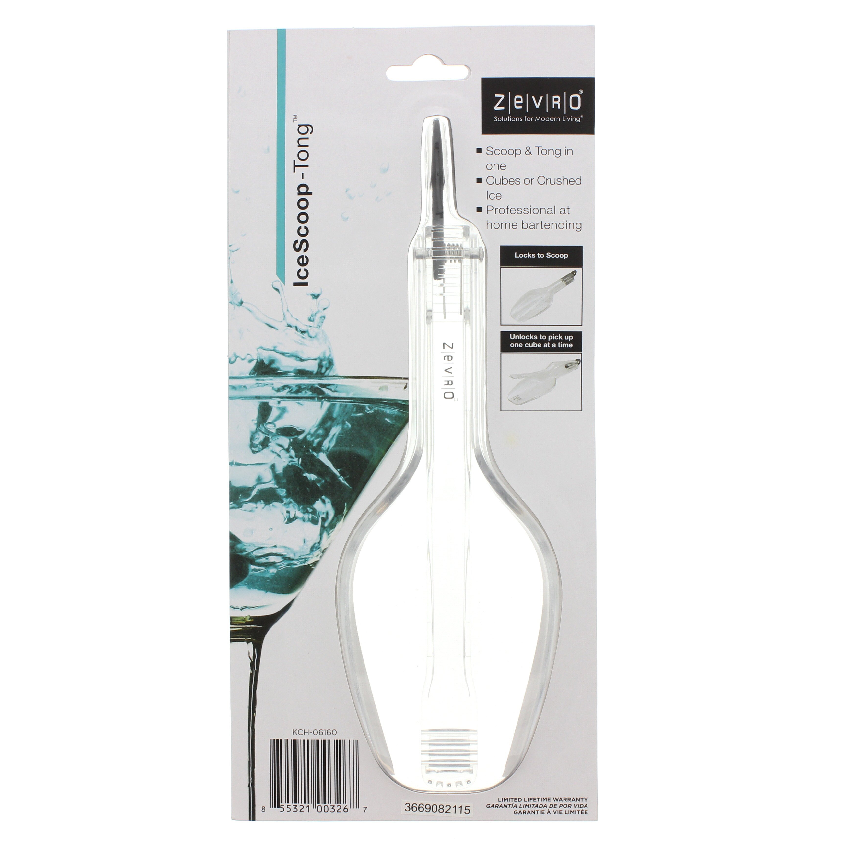 Zevro Ice Scoop Tongs 2 in 1 - Shop Utensils & gadgets at H-E-B