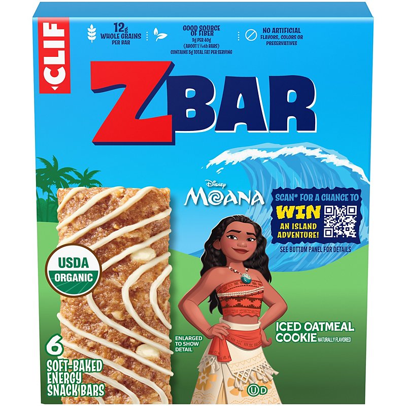 Clif Kid ZBar Iced Oatmeal Cookie Z Bars - Shop Snacks & Candy at H-E-B Clif Kid ZBar Iced Oatmeal Cookie Z Bars - Shop Snacks & Candy at H-E-B