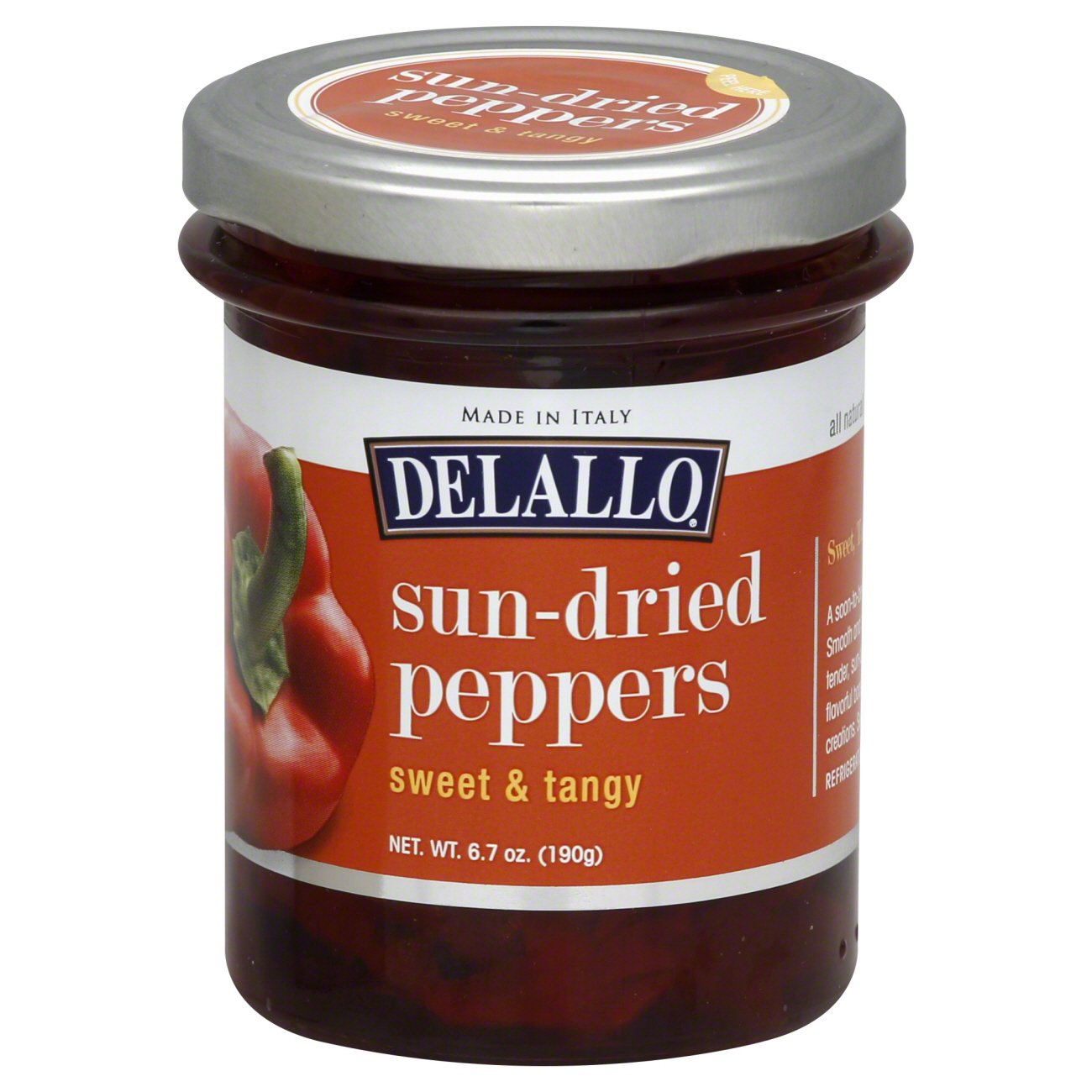DeLallo Sweet and Tangy Sun-Dried Peppers - Shop Beets, carrots ...