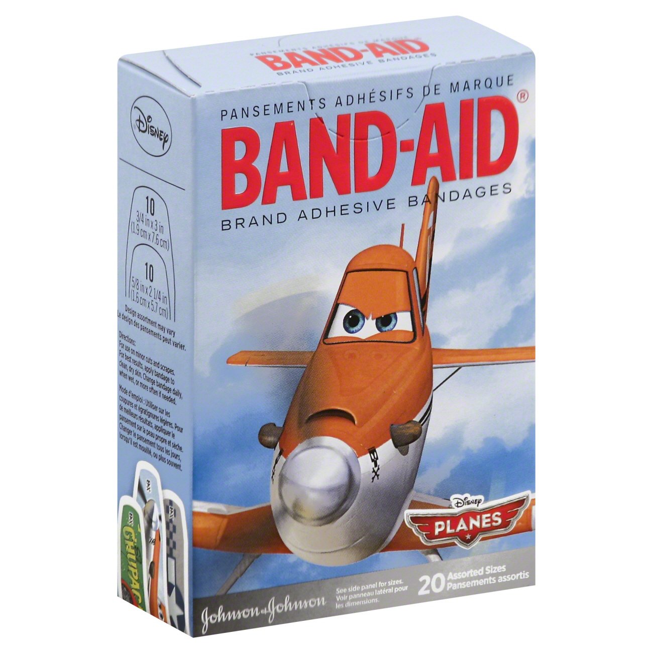Band-Aid Adhesive Bandages Disney Planes Assorted - Shop Bandages ...