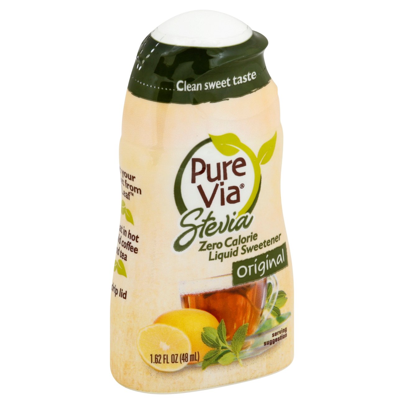 Pure Via Stevia Zero Calorie Liquid Sweetener - Shop Sugar Substitutes ...