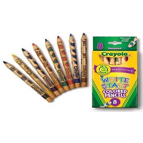 Crayola Write Start Colored Pencils, 8ct - Shop Colored pencils at H-E-B