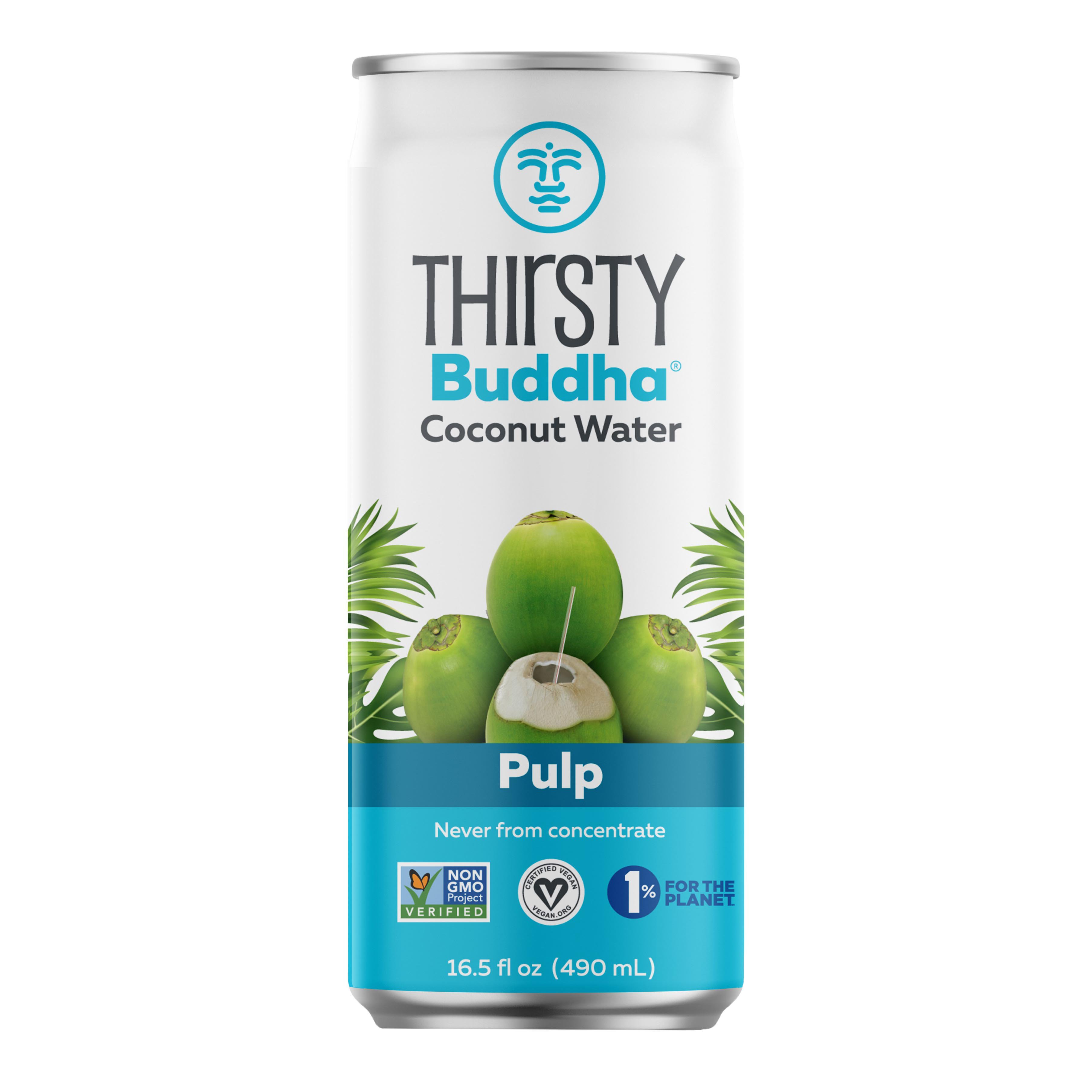 Thirsty Buddha Coconut Water with Pulp - Shop Coconut Water at H-E-B