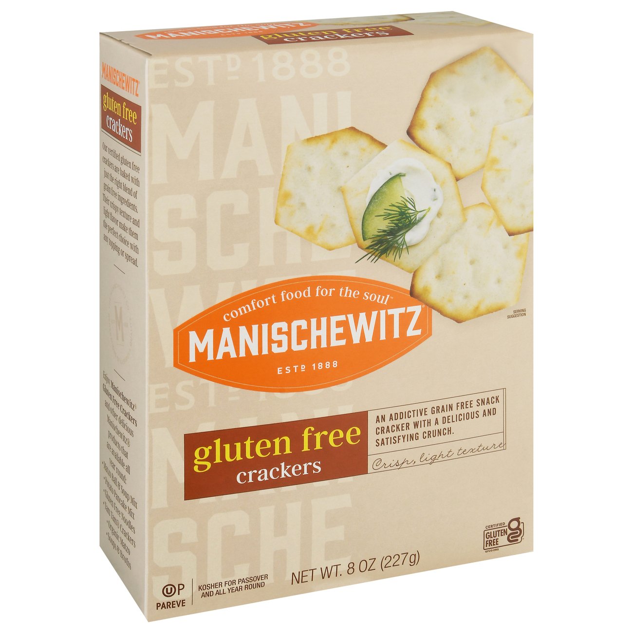Manischewitz Gluten Free Salted Crackers - Shop Crackers & breadsticks ...