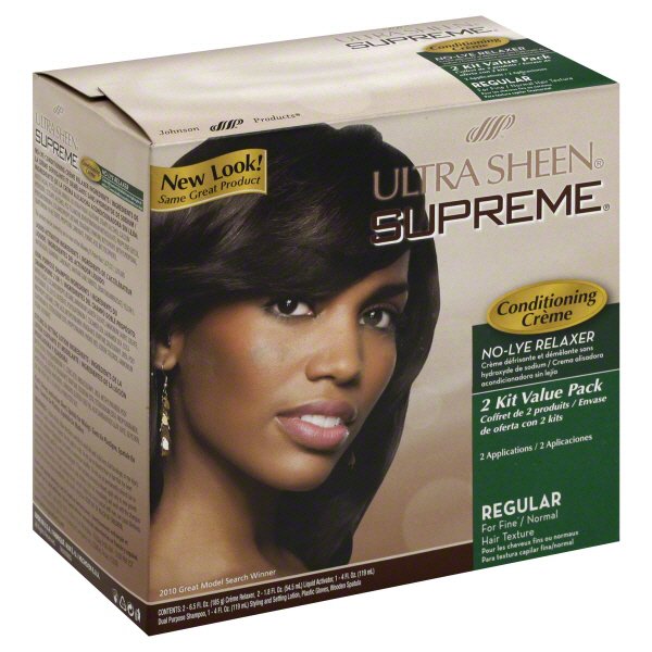 Ultra Sheen Supreme No Lye Regular Relaxer Kit - Shop Styling products ...