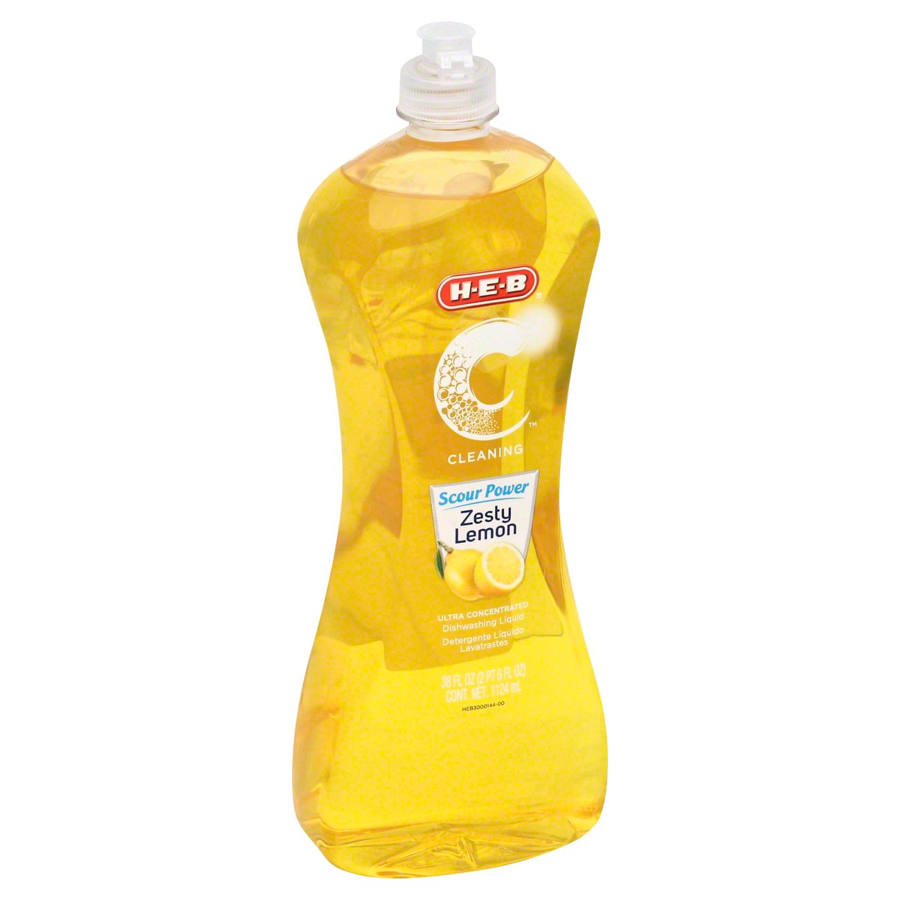 H-E-B Dishwashing Liquid, Zesty Lemon - Shop Dish soap & detergent at H-E-B