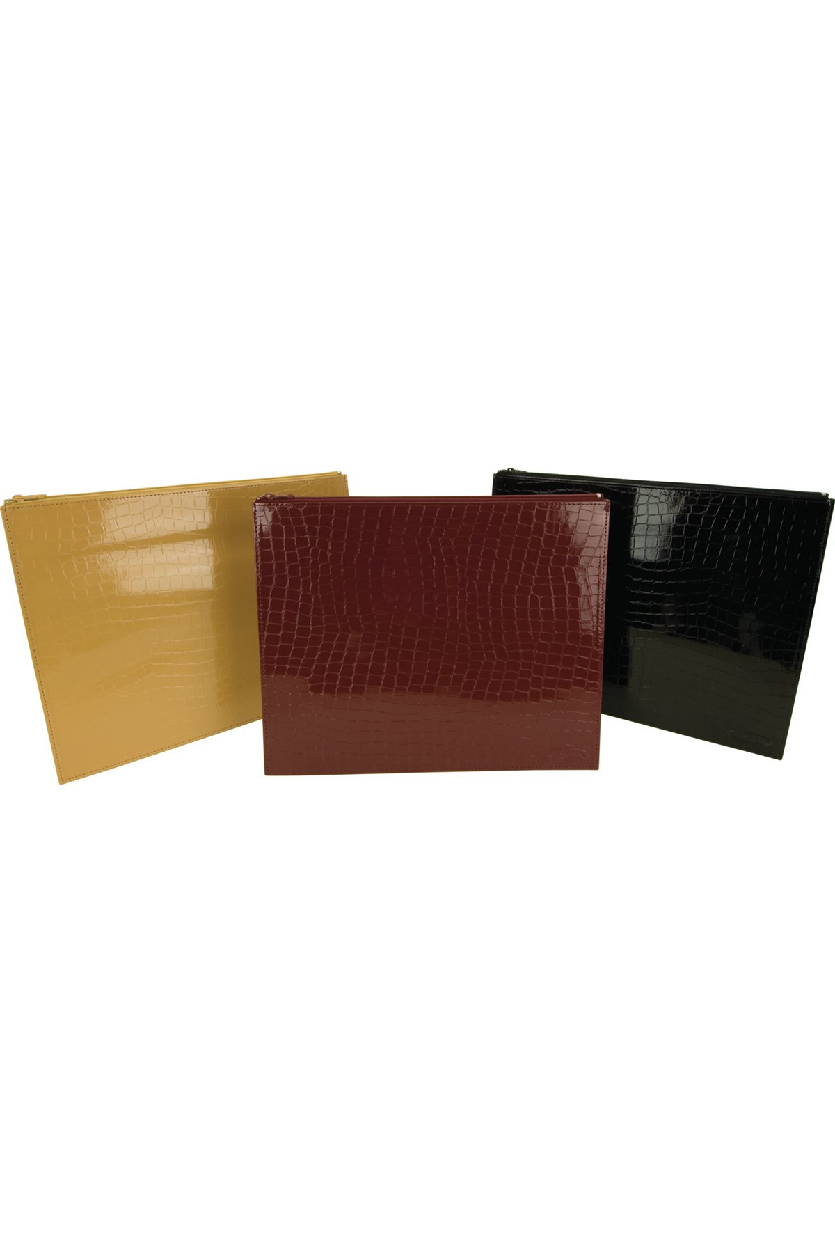 Acco Wilson Jones Faux, Crocodile Zip Folder, Colors May Vary - Shop ...