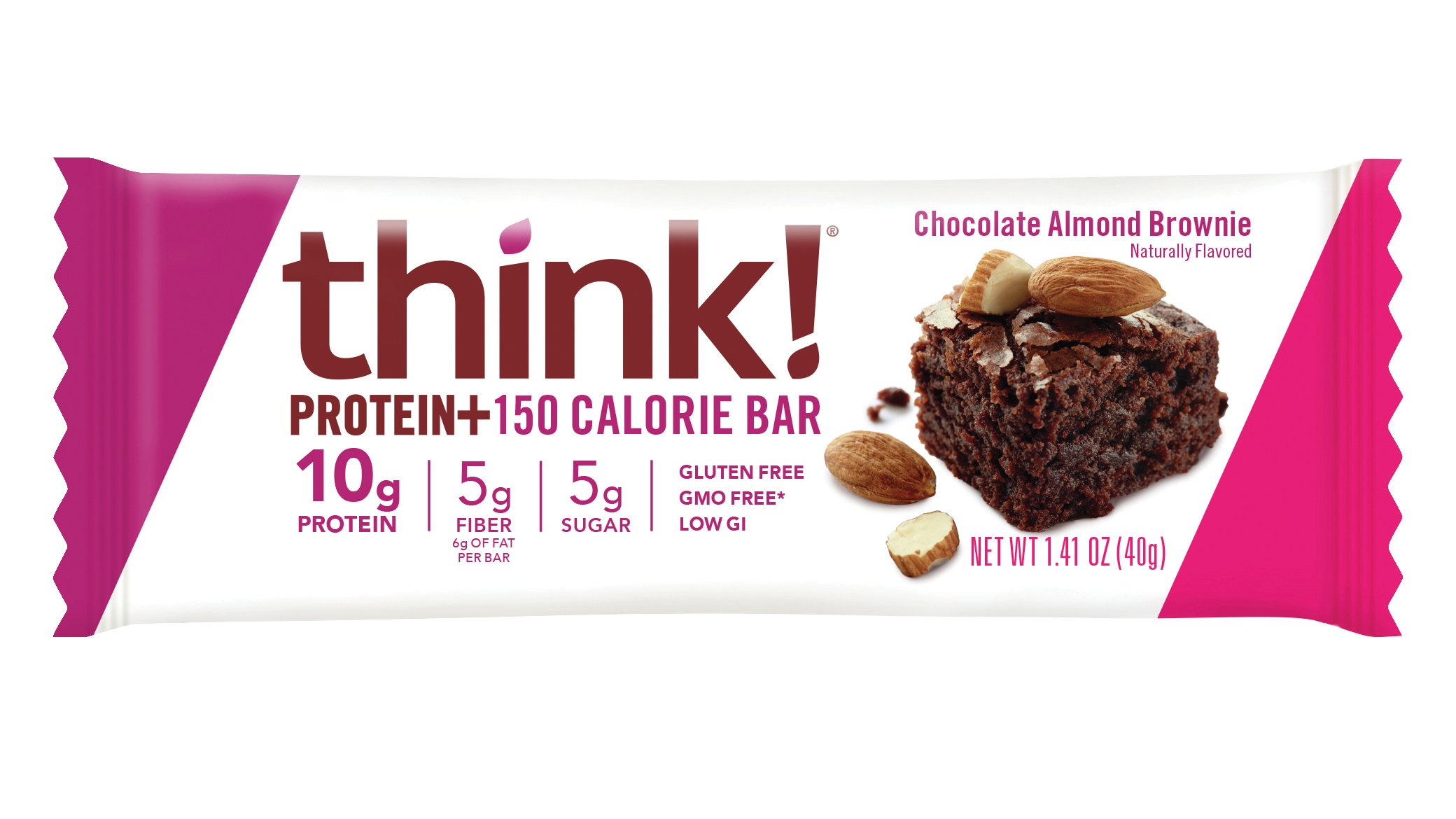 think! 10g Protein Bar - Chocolate Almond Brownie - Shop Granola ...