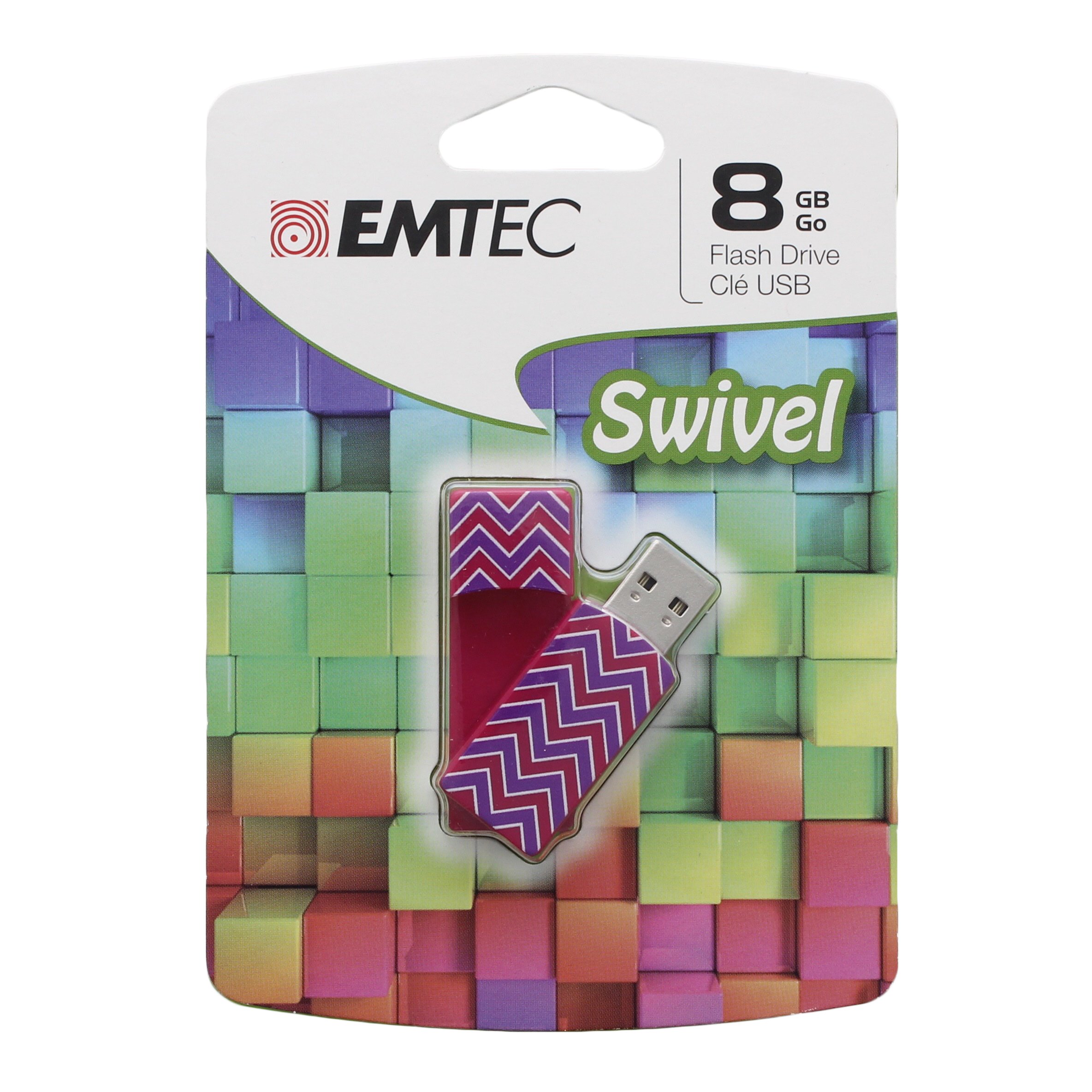 EMTEC Swivel Series 8GB USB 2.0 Flash Drive - Shop Storage Devices at H-E-B