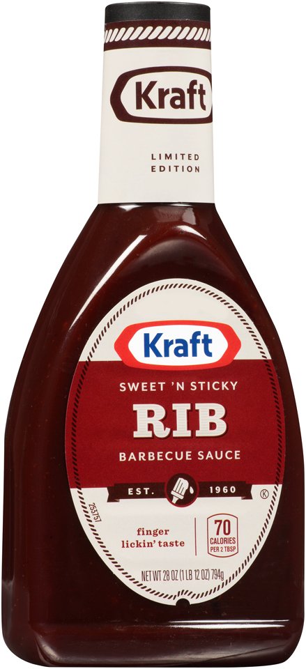 Kraft Sweet N Sticky Rib Barbecue Sauce - Shop Sauces & Marinades at H-E-B