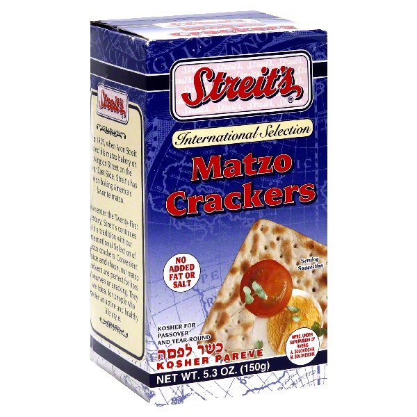 Streit's International Selection Matzo Square Cracker - Shop Snacks ...