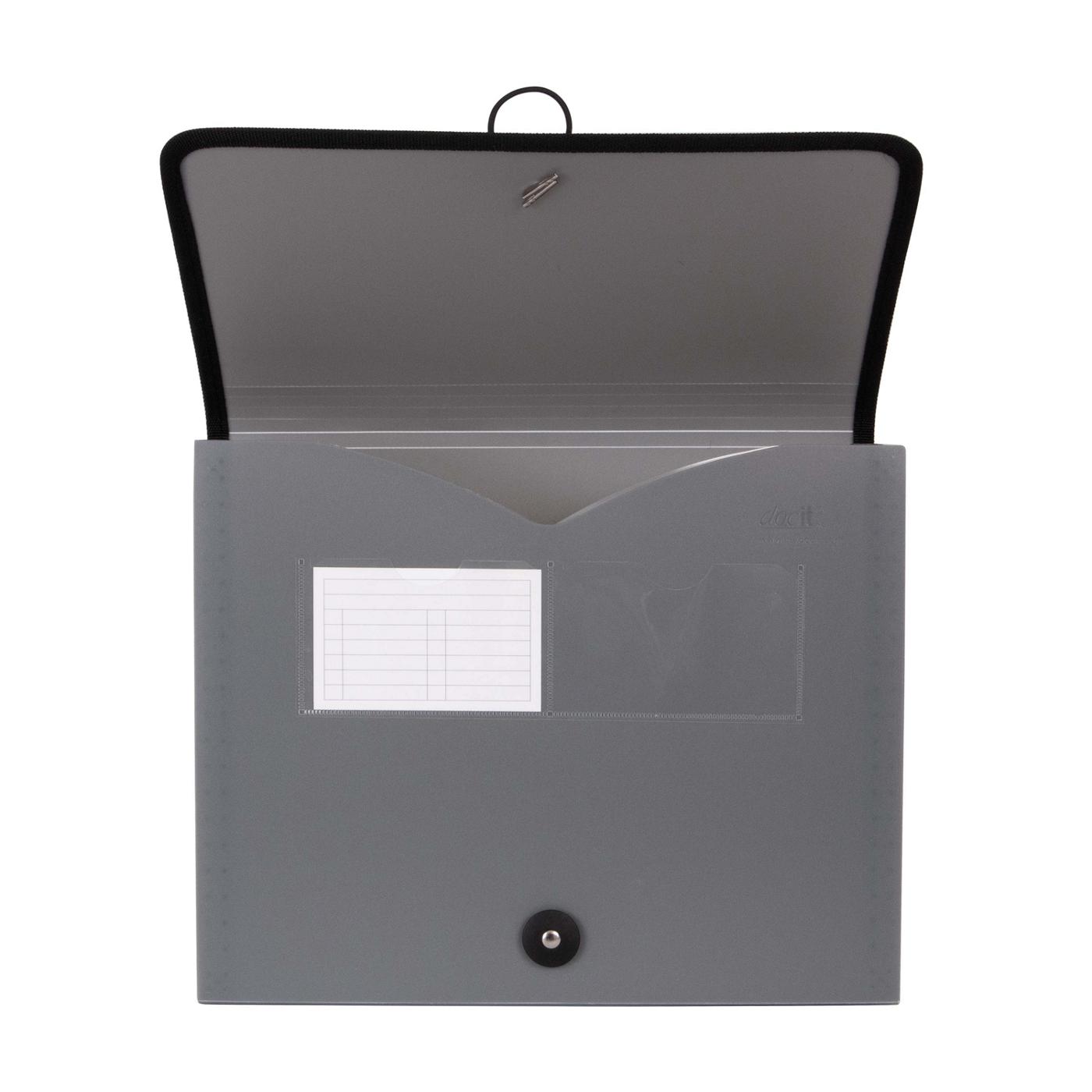 Doc It 7 Pocket Expanding File Folder - Gray - Shop Folders at H-E-B