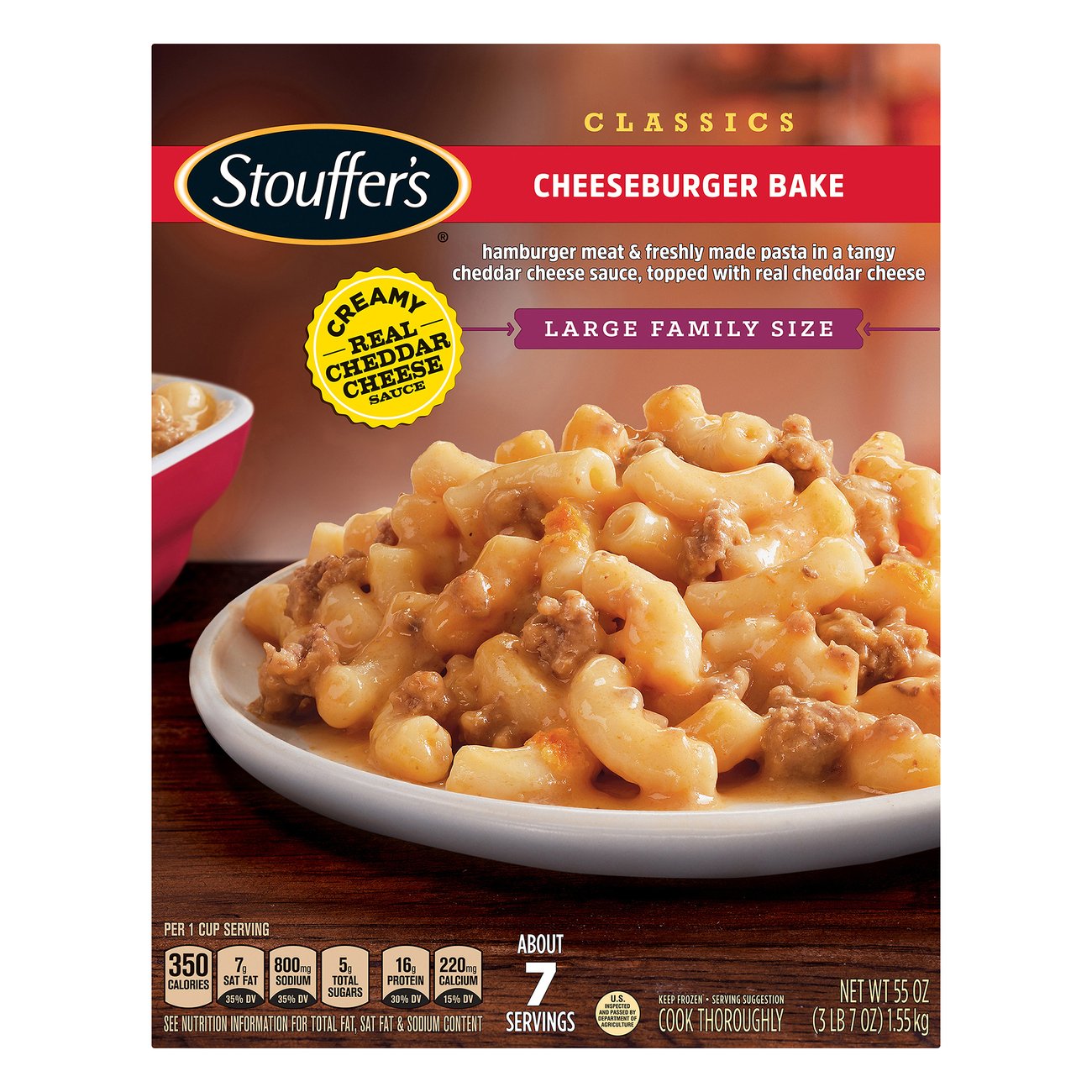 Stouffer's Cheeseburger Bake Family Size - Shop Entrees & Sides at H-E-B