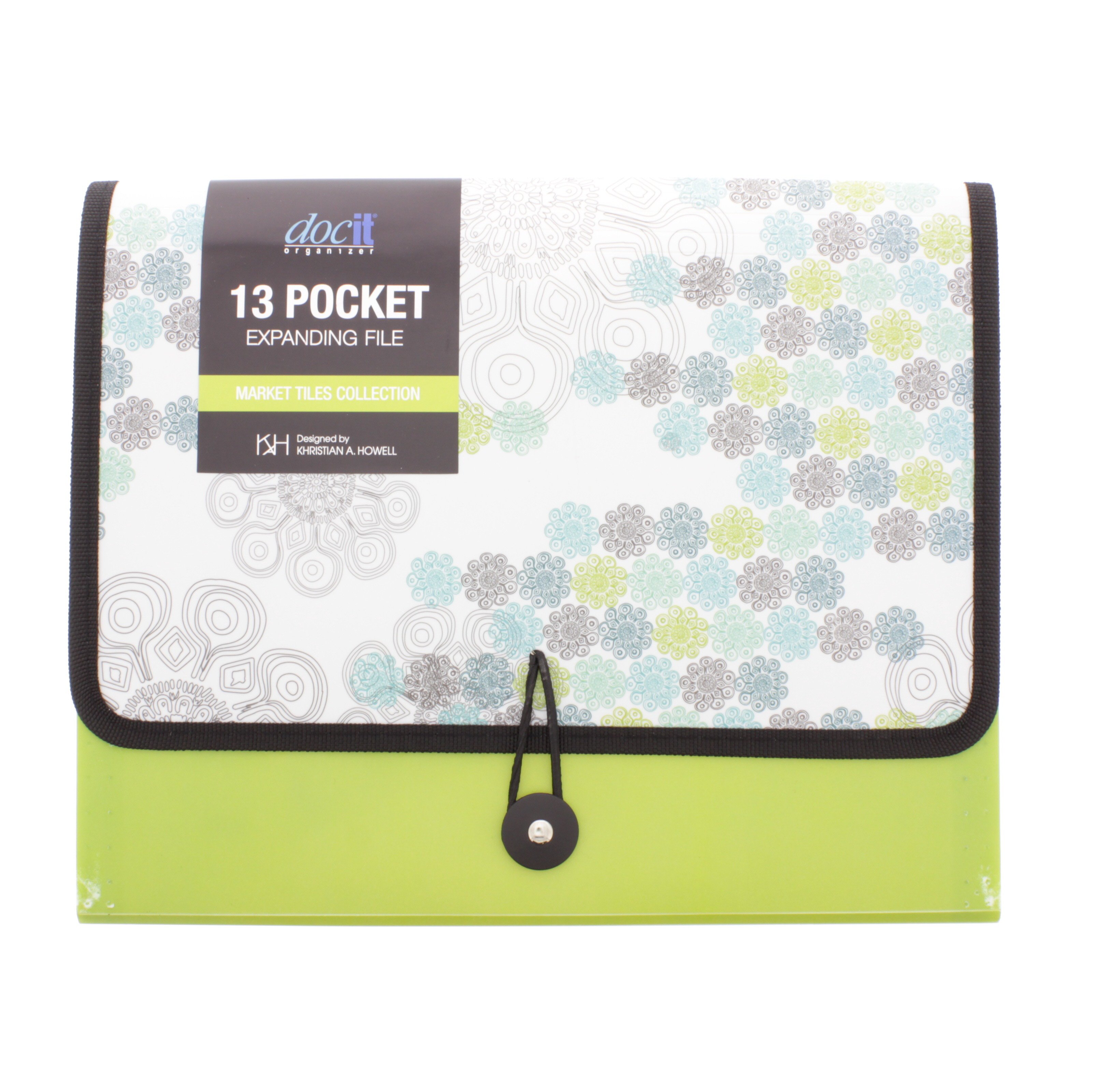 Doc It 13 Pocket Expanding File Market Tile Collection, Assorted - Shop ...