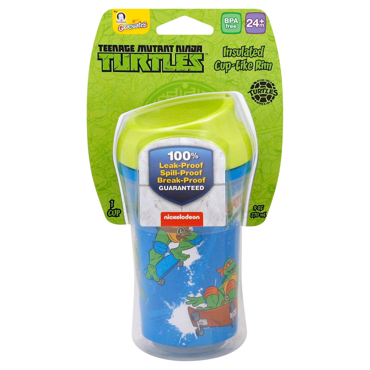 Gerber Graduates Cup Teenage Mutant Ninja Turtles - Shop Feeding at H-E-B