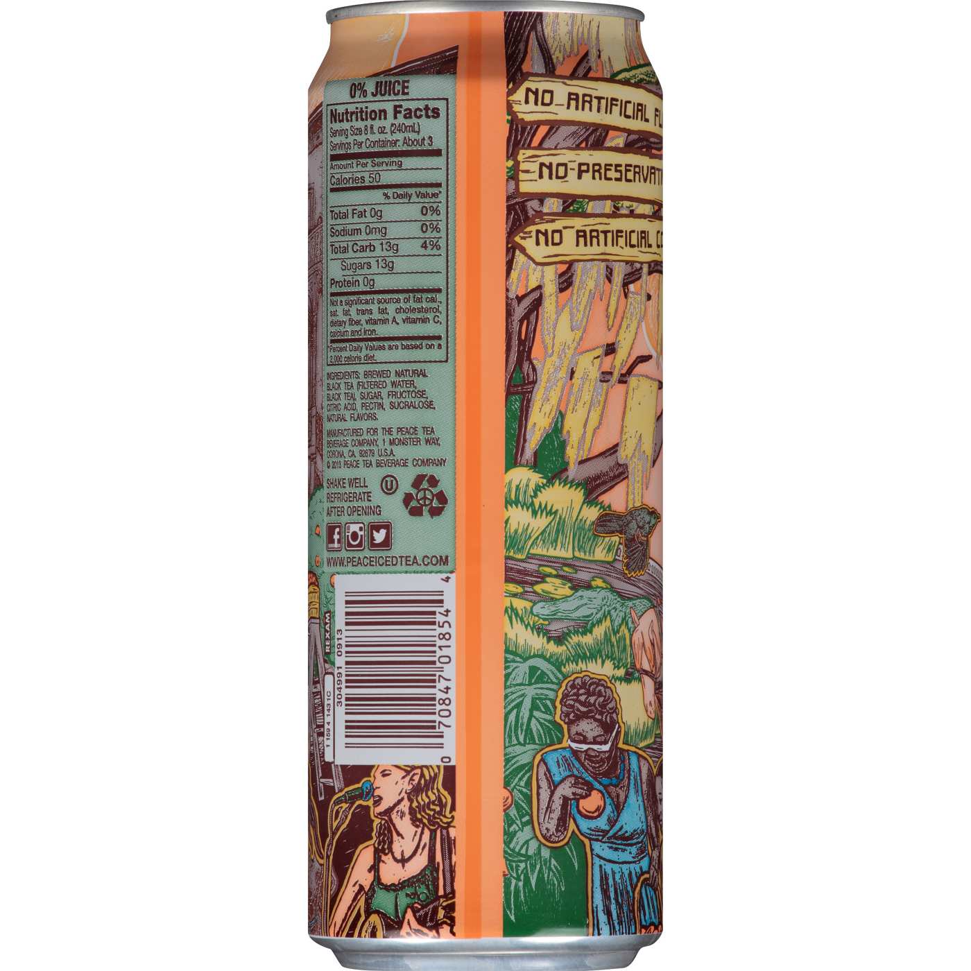 Peace Tea Georgia Peach Tea - Shop Tea at H-E-B