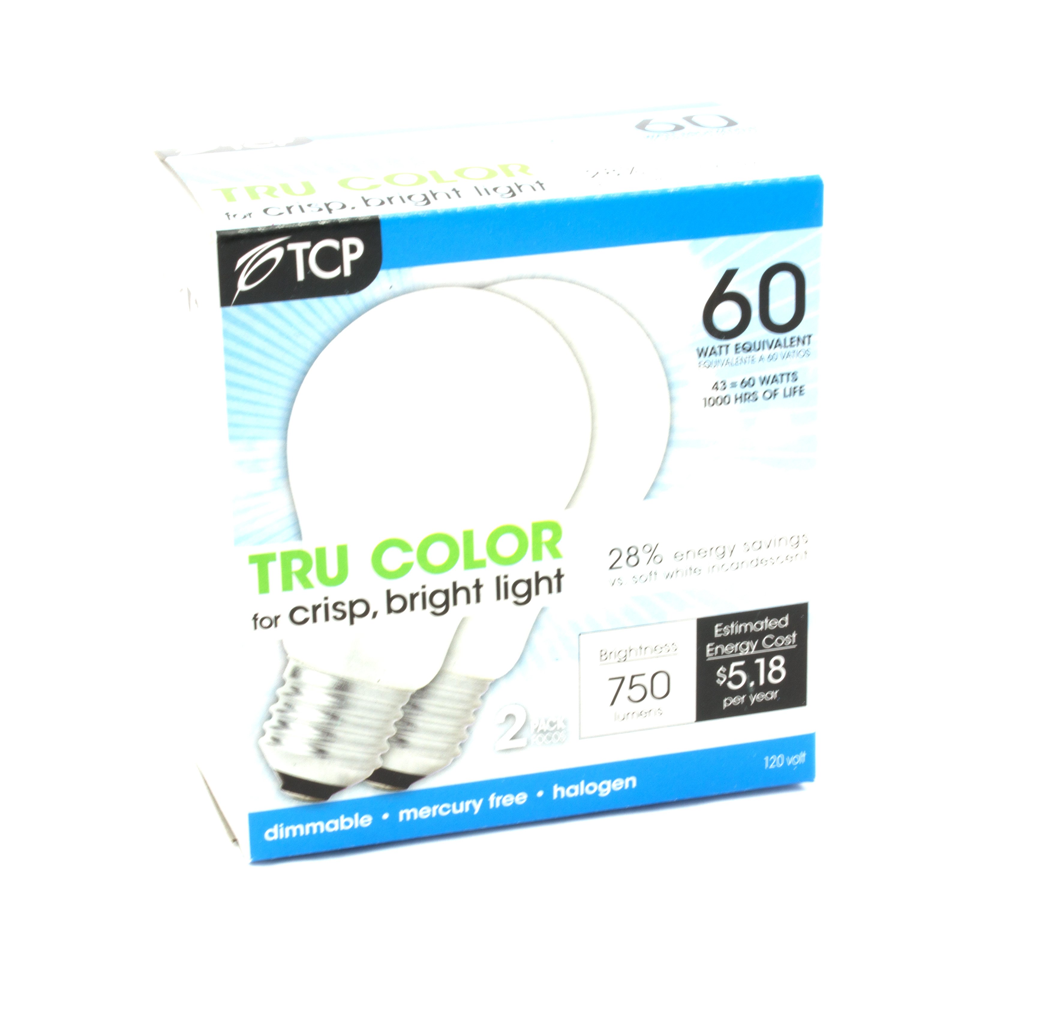 TCP Tru Color 43-Watt Halogen Light Bulbs - Shop Light bulbs at H-E-B