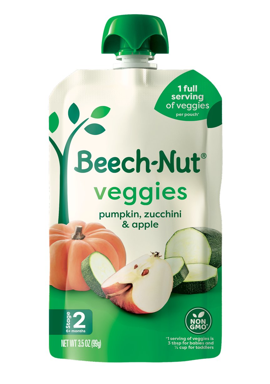 Beech-Nut Veggies Pouch - Pumpkin Zucchini & Apple - Shop Toddler food ...