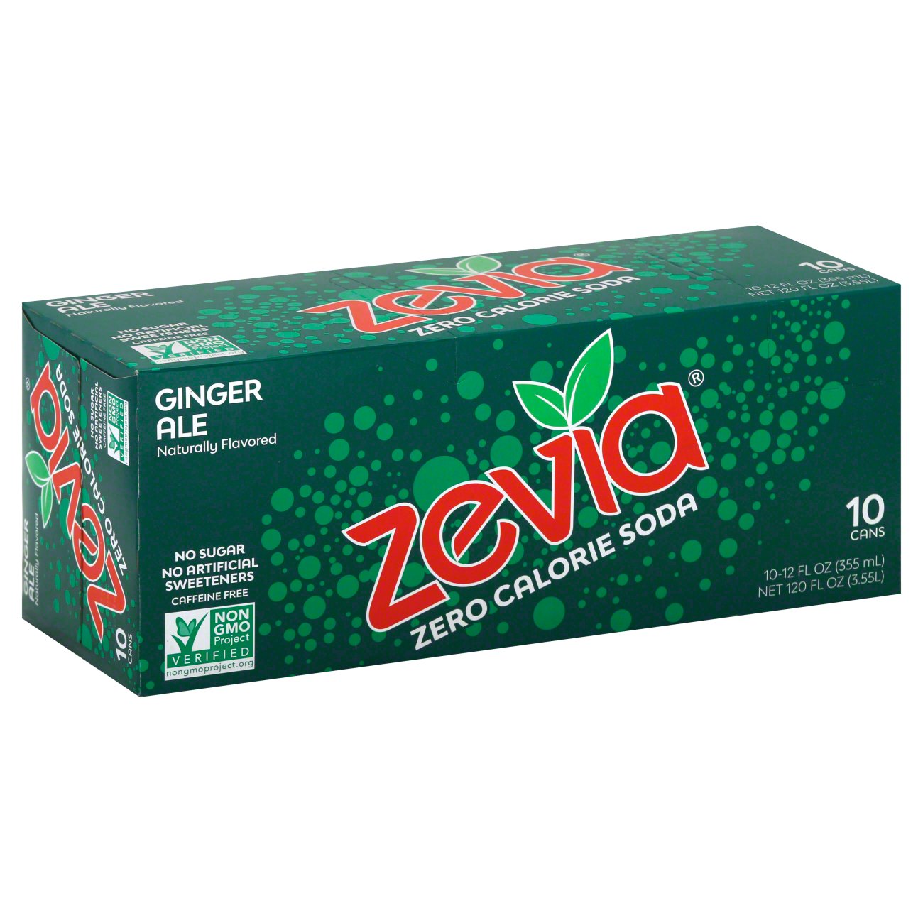 Zevia Natural Diet Soda Ginger Ale, 12 OZ cans - Shop Soda at H-E-B