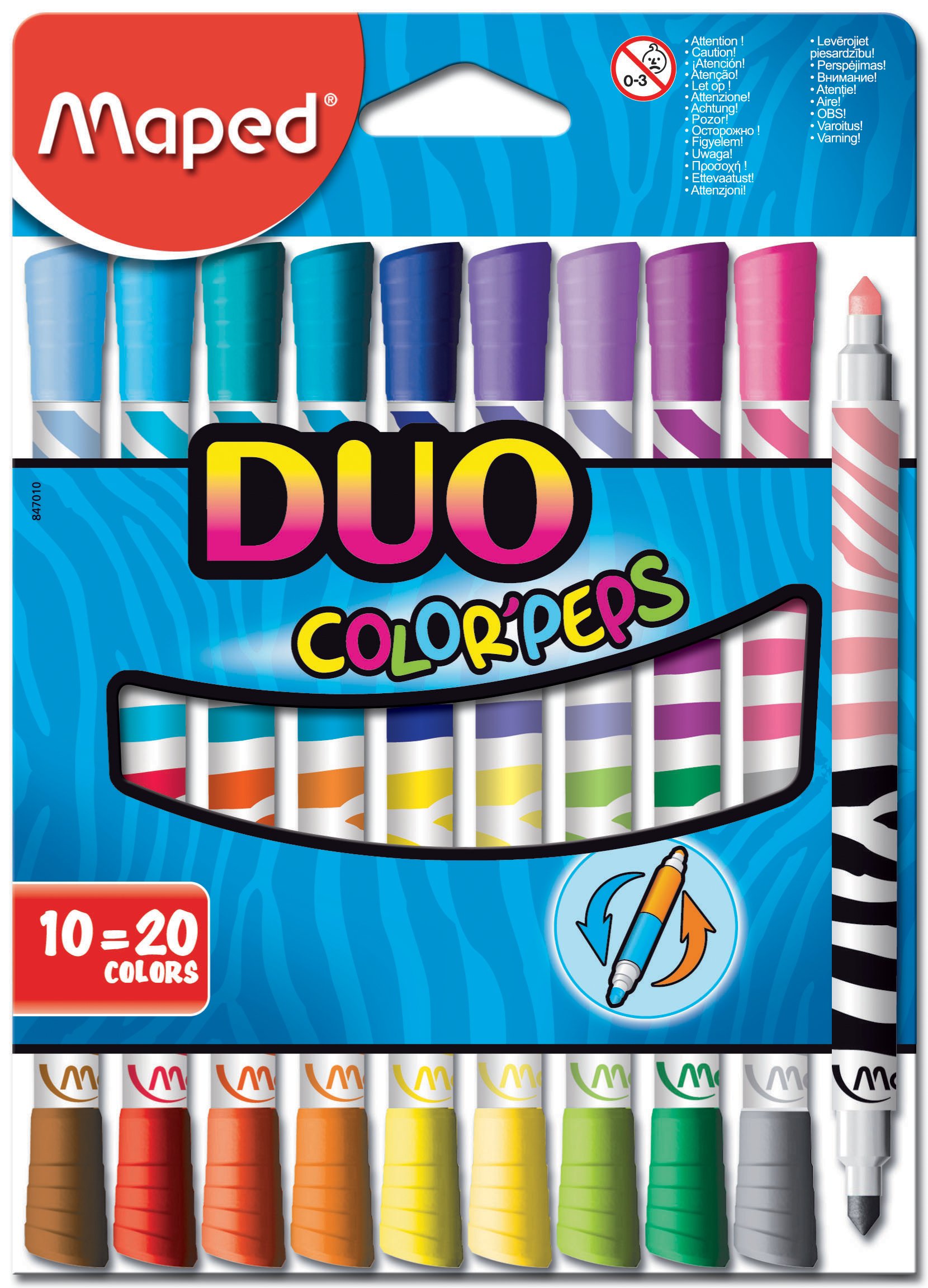 Maped Color Peps Duo Markers - Shop Markers at H-E-B
