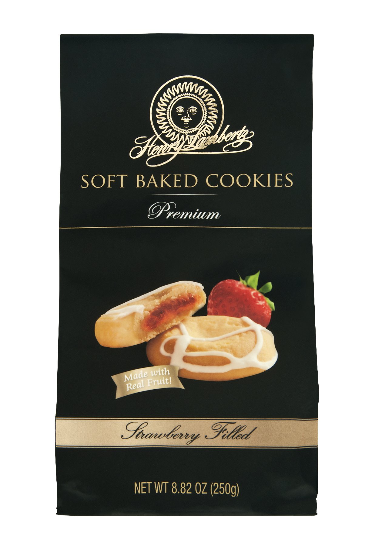 Henry Lambertz Soft Baked Strawberry Filled Cookies - Shop Cookies at H-E-B